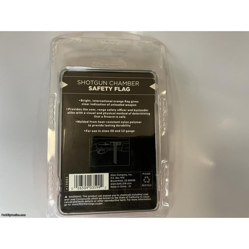 Allen Shotgun Chamber Safety Flag Allen Shotgun Chamber Safety Flag